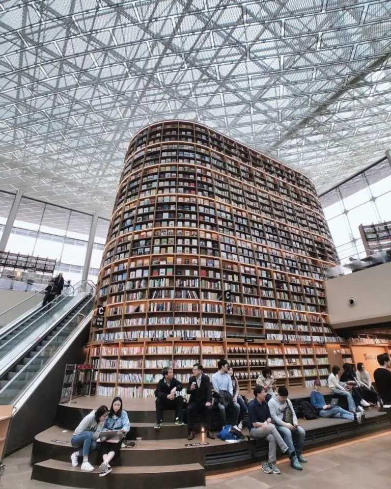 BIBLIOTECA NACIONAL DE SEJONG, EDIFICIO EN COREA DEL SUR