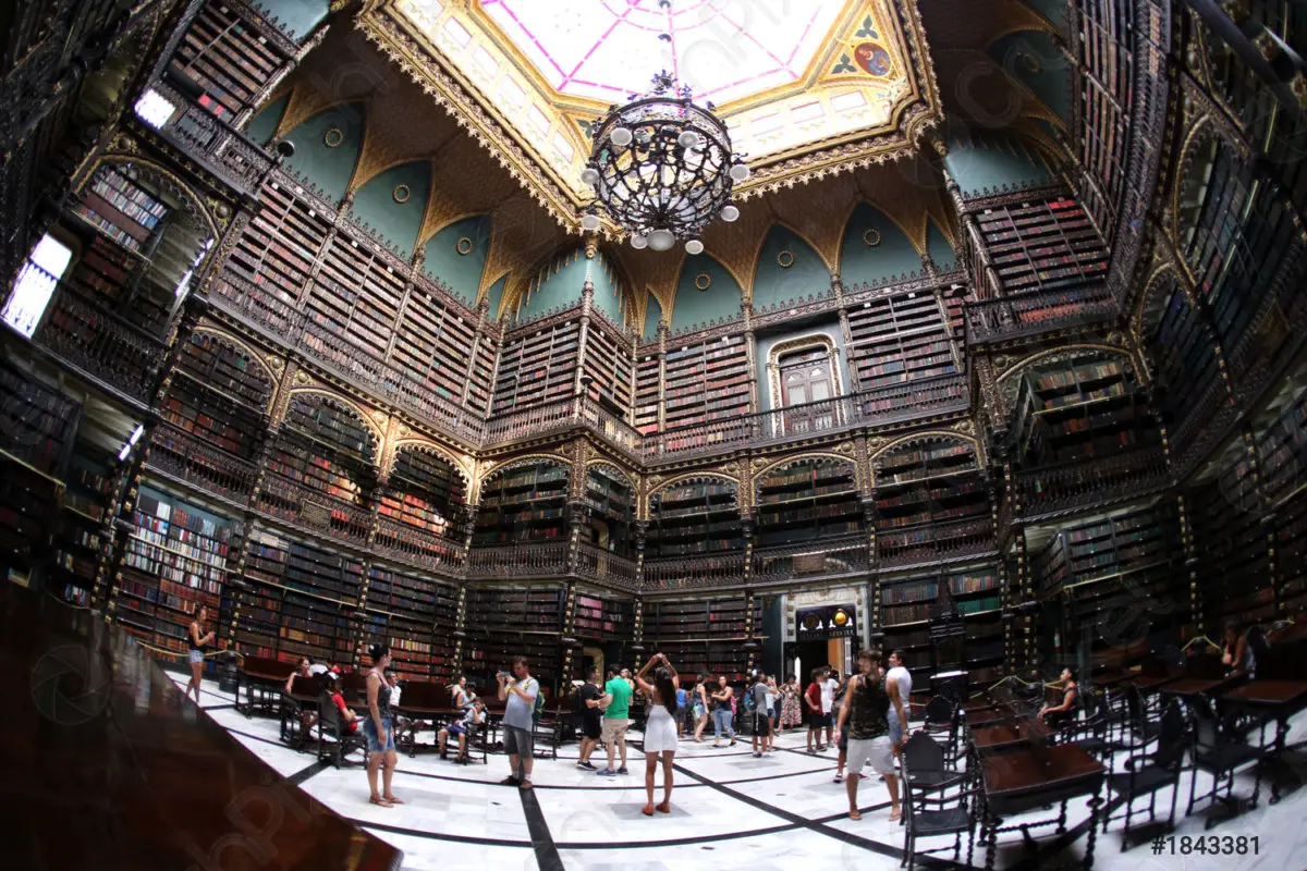 REAL GABINETE PORTUGUÉS DE LECTURA, EN RÍO DE JANEIRO
